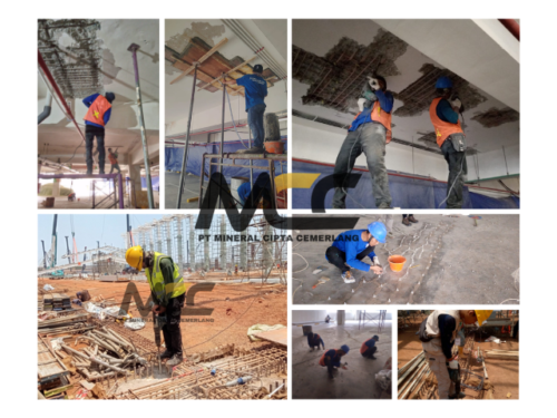 Perkuatan Beton dengan Grouting, Chemical Angkur, dan Injeksi Beton ...